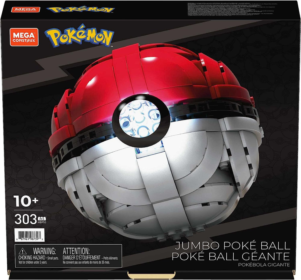 Mega Construx Pokémon Jumbo Poké Ball Construction Set | Funky Toys
