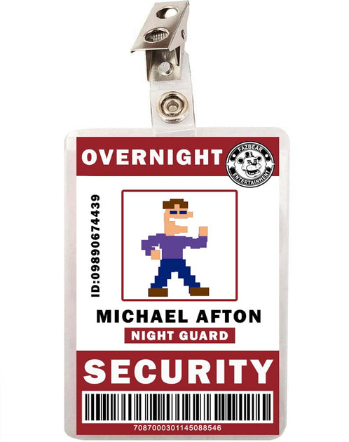 FNAF Five Nights at Freddy's Micheal Afton Security ID Badge | Funky Toys