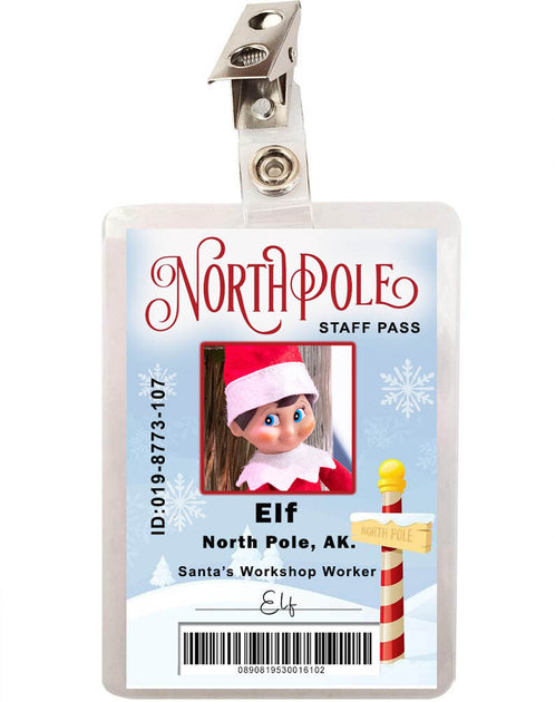 North Pole Elf Christmas ID Badge | Funky Toys