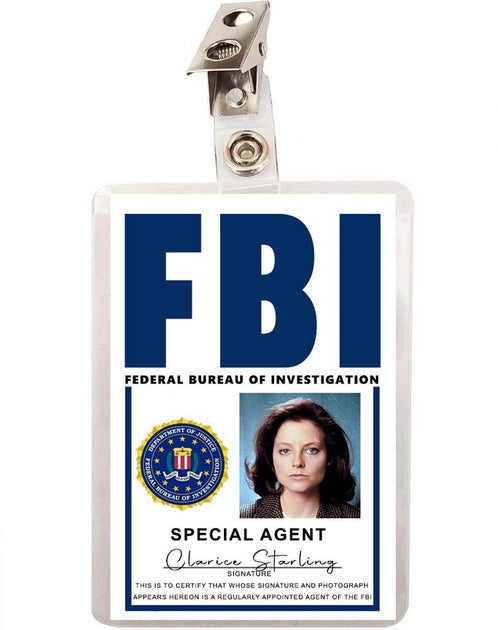 Silence of the Lambs Special Agent Clarice Starling FBI ID Badge ...