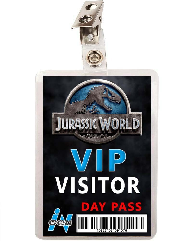 Jurassic World VIP Visitor ID Badge | Funky Toys