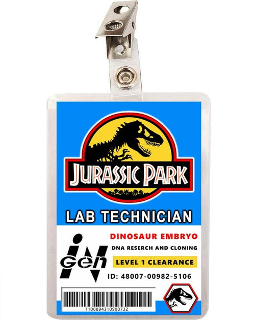 Jurassic Park Lab Technician ID Badge | Funky Toys
