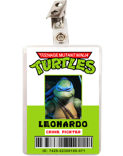 Ninja Turtles Leonardo ID Badge | Funky Toys