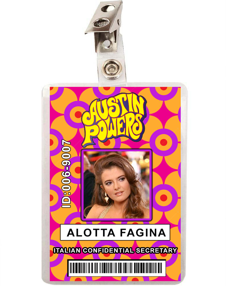 Austin Powers Alotta Fagina ID Badge | Funky Toys