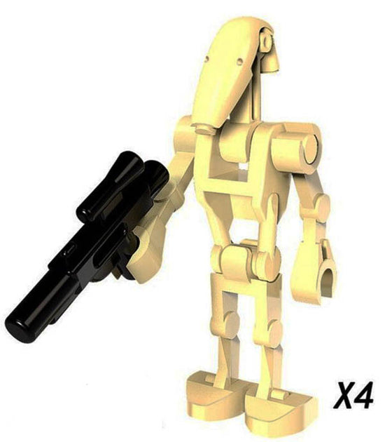 Minifigure - Star Wars - Battle Droids set of 4 | Funky Toys
