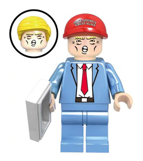 Minifigure - Donald Trump w/ Maga Hat | Funky Toys