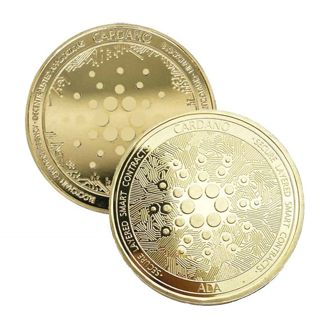 Cardano Coin - Gold Metal Physical Blockchain Cryptocurrency Collectib ...