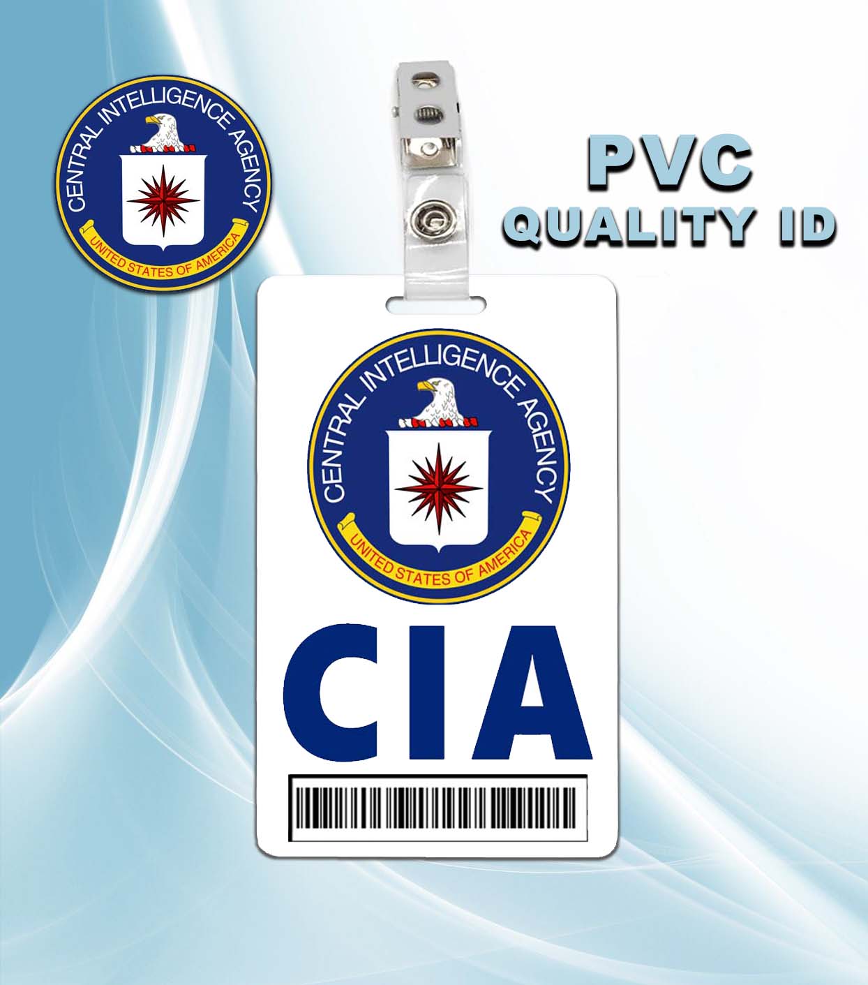 CIA ID Badge PVC | Funky Toys