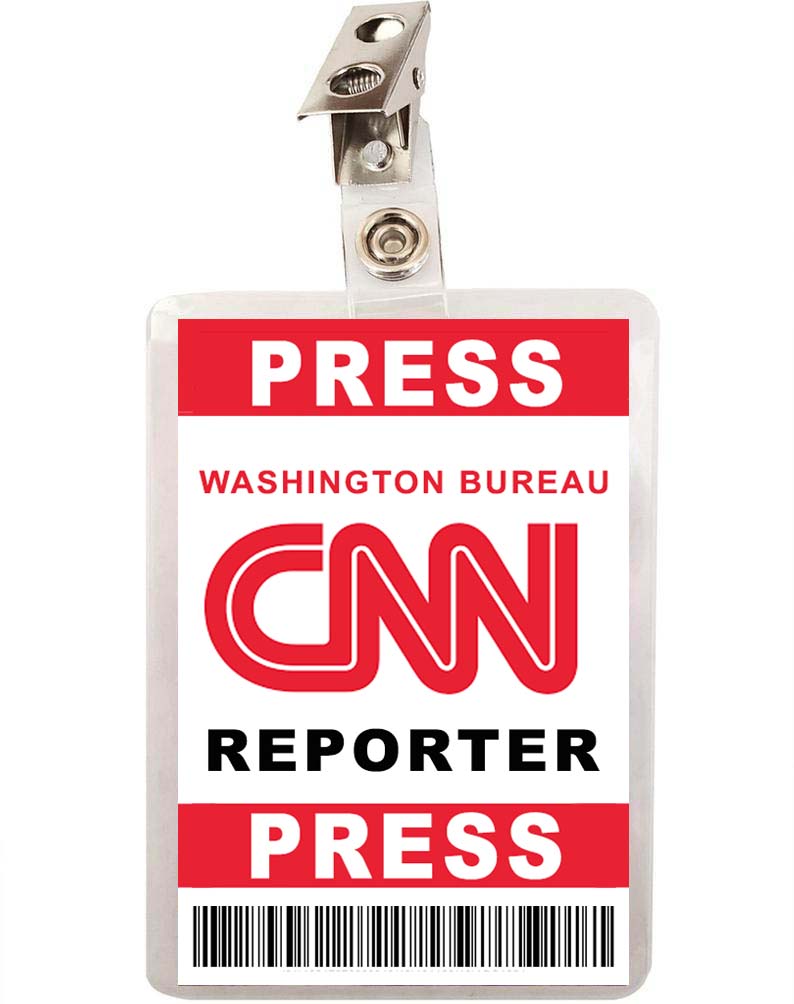 CNN Press Reporter ID Badge | Funky Toys