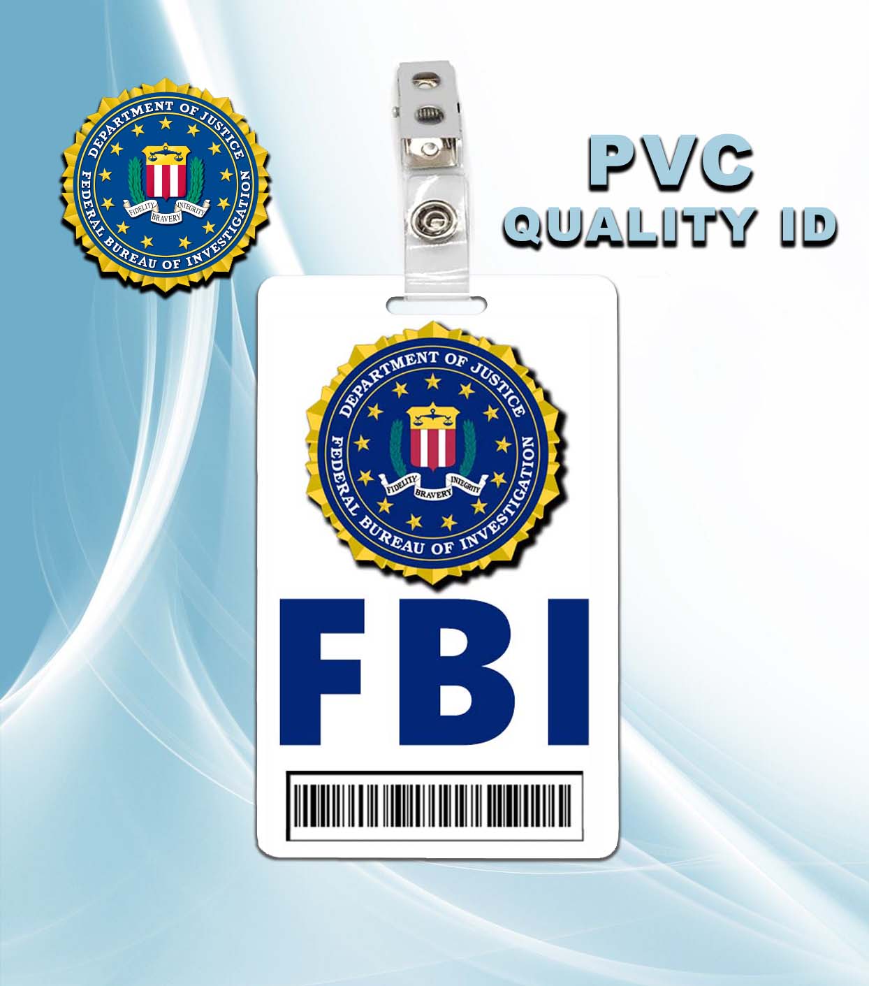 FBI ID Badge PVC | Funky Toys