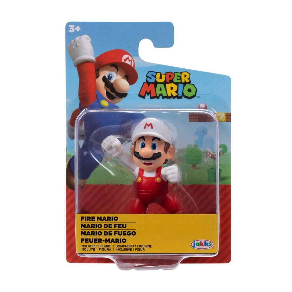 Nintendo Super Mario 2.5 inch Action Figure - Fire Mario | Funky Toys